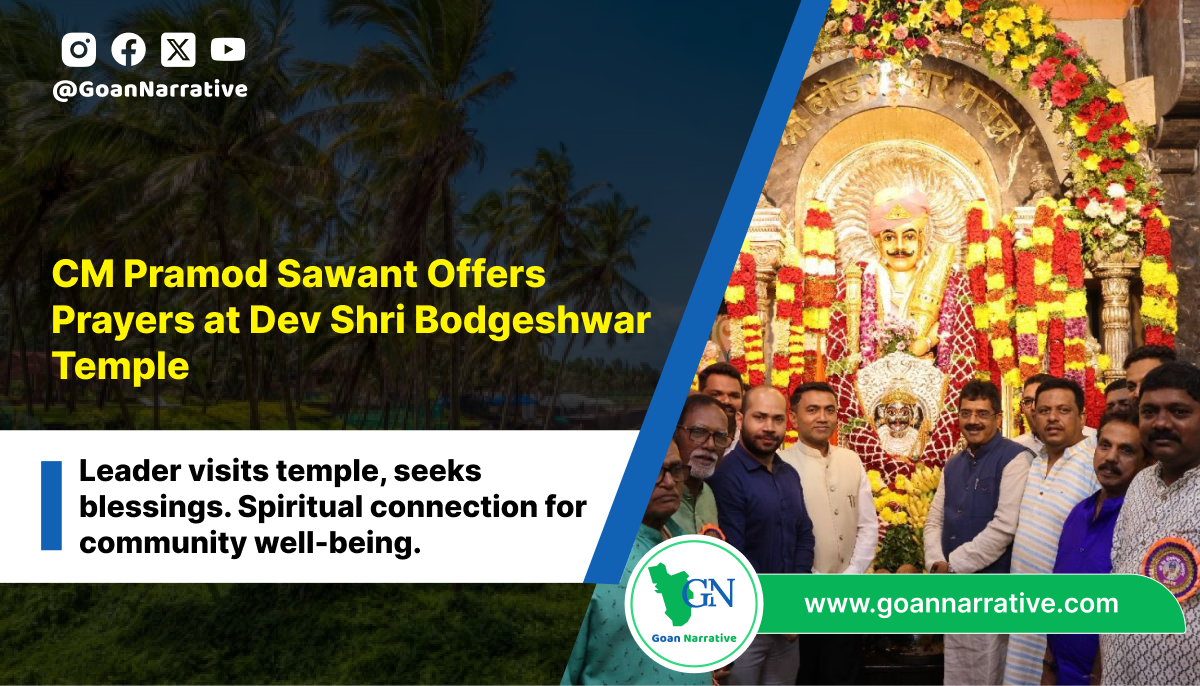 CM Pramod Sawant Offers Prayers at Dev Shri Bodgeshwar Temple - Goan ...