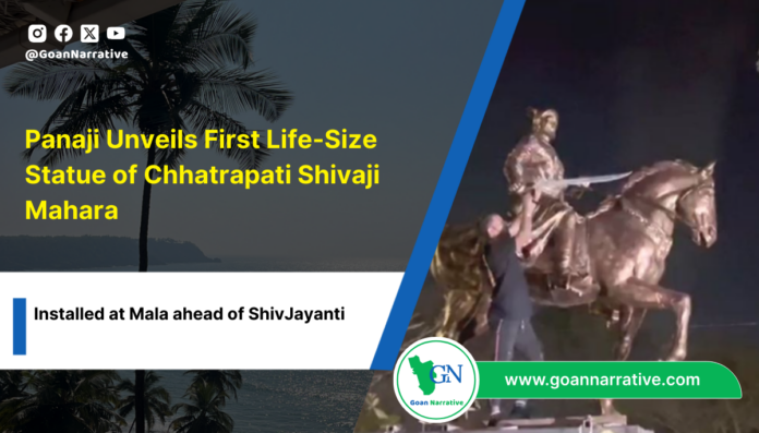 Panaji Unveils First Life-Size Statue of Chhatrapati Shivaji Maharaj ...