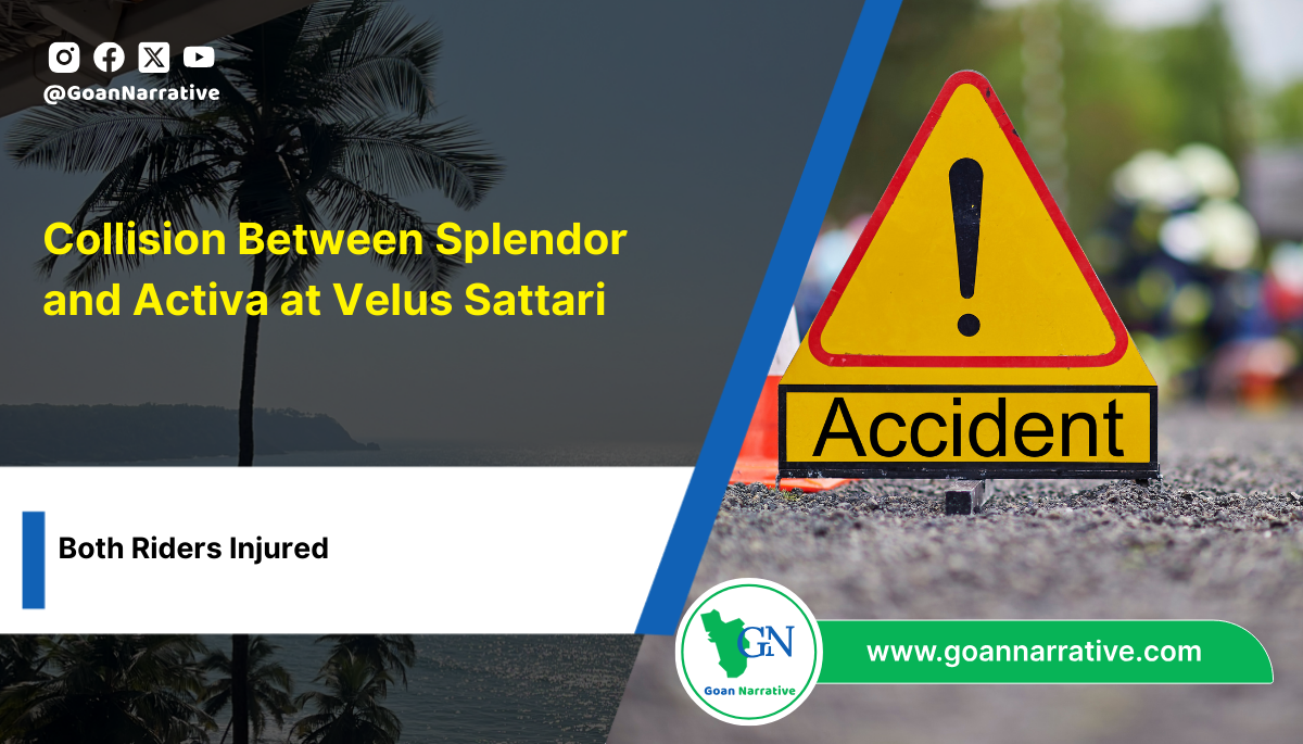 Injury Incident: Splendour and Activa Collide in Velus Sattari, Riders ...