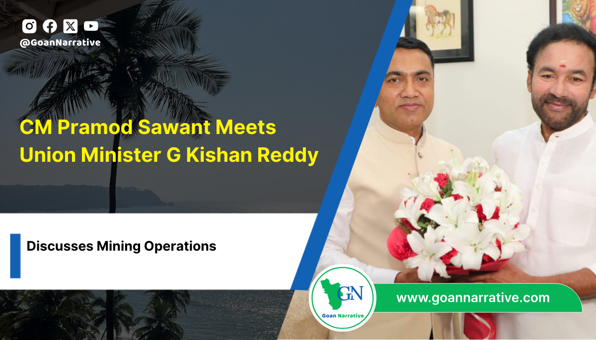 CM Pramod Sawant Meets Union Minister G Kishan Reddy to Discuss Mining ...